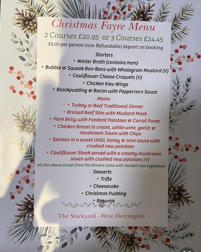 Food | The Stackyard, Houghton Le Spring